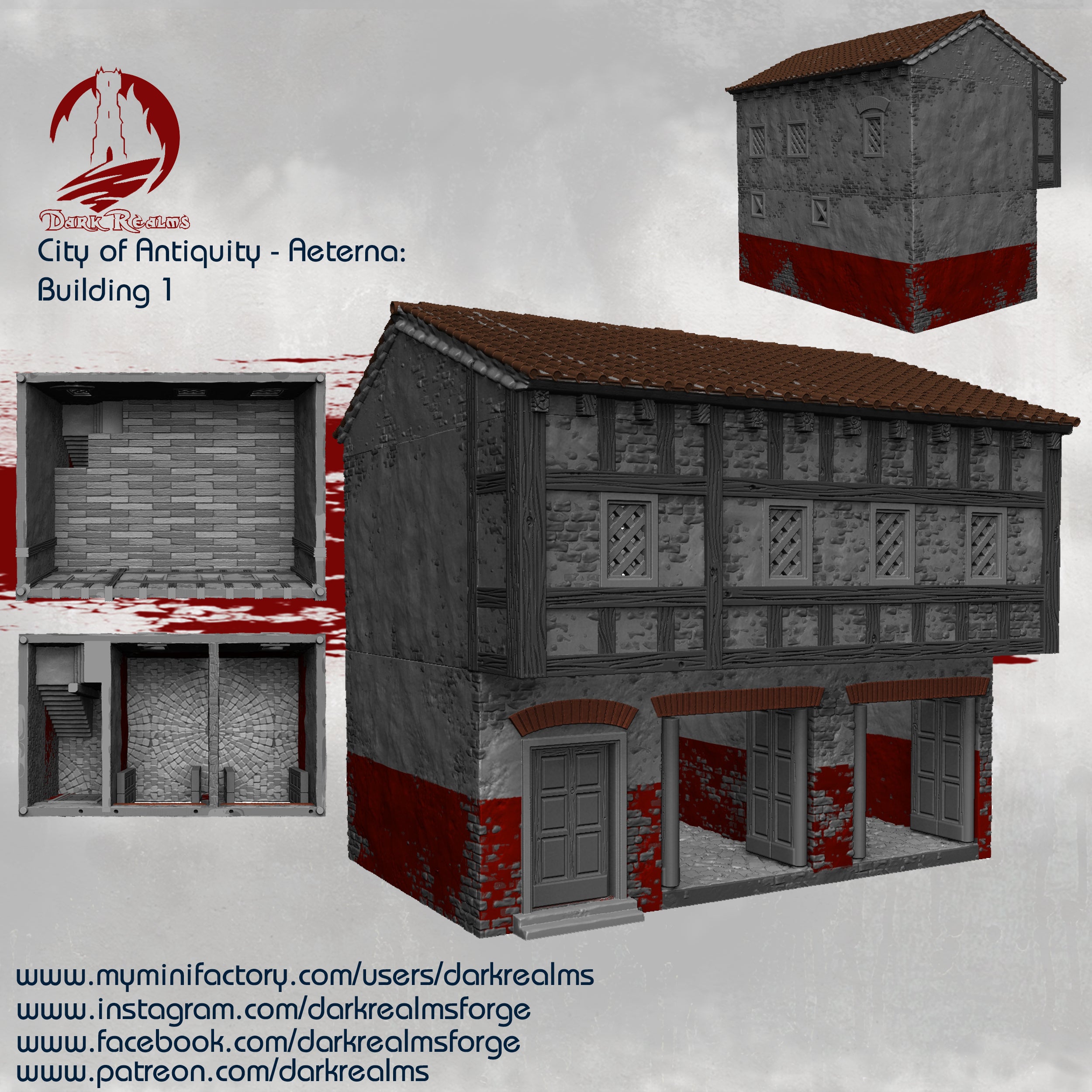 Insulae Building 01 Roman City – WAWBattlefield