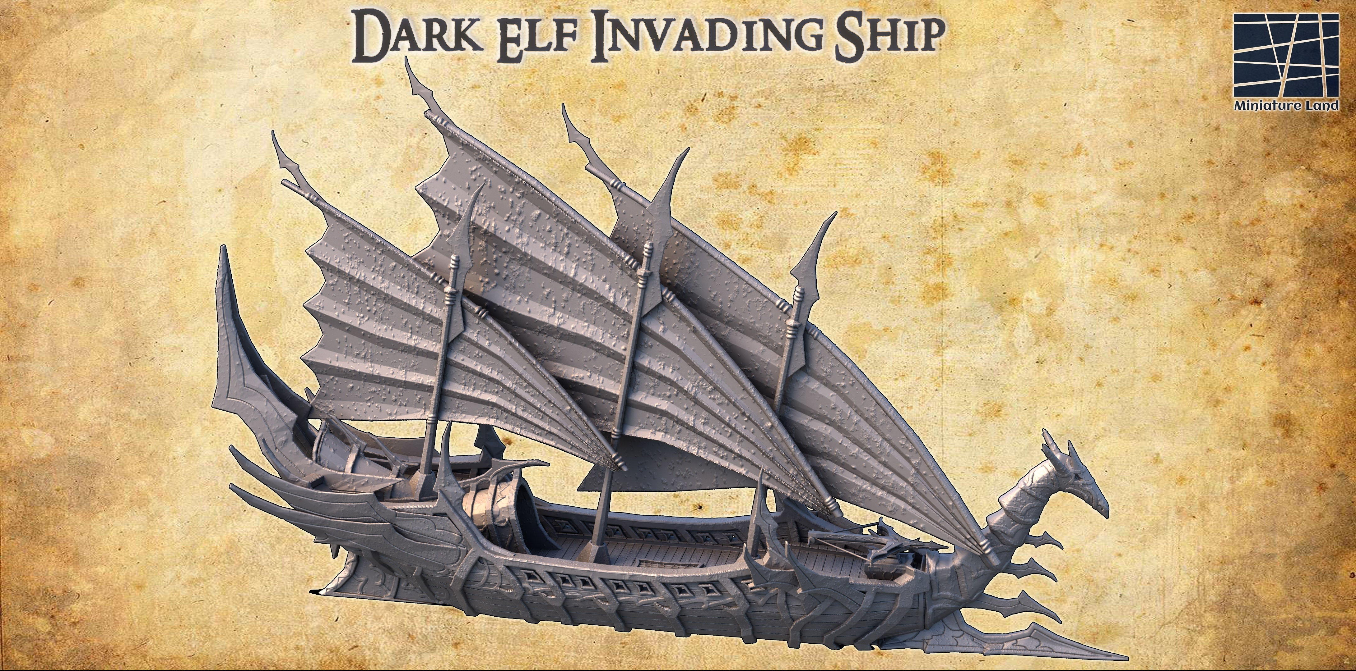 Dark Elf Invading Ship – WAWBattlefield