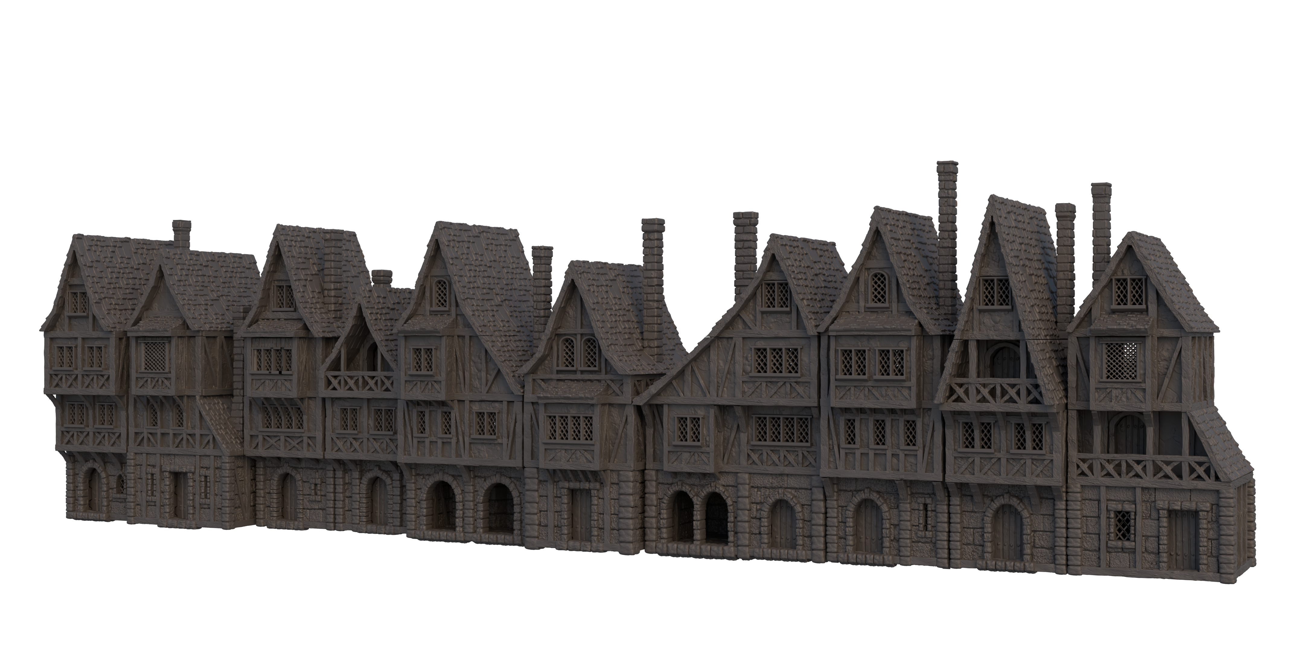 Medieval Linear Houses – WAWBattlefield
