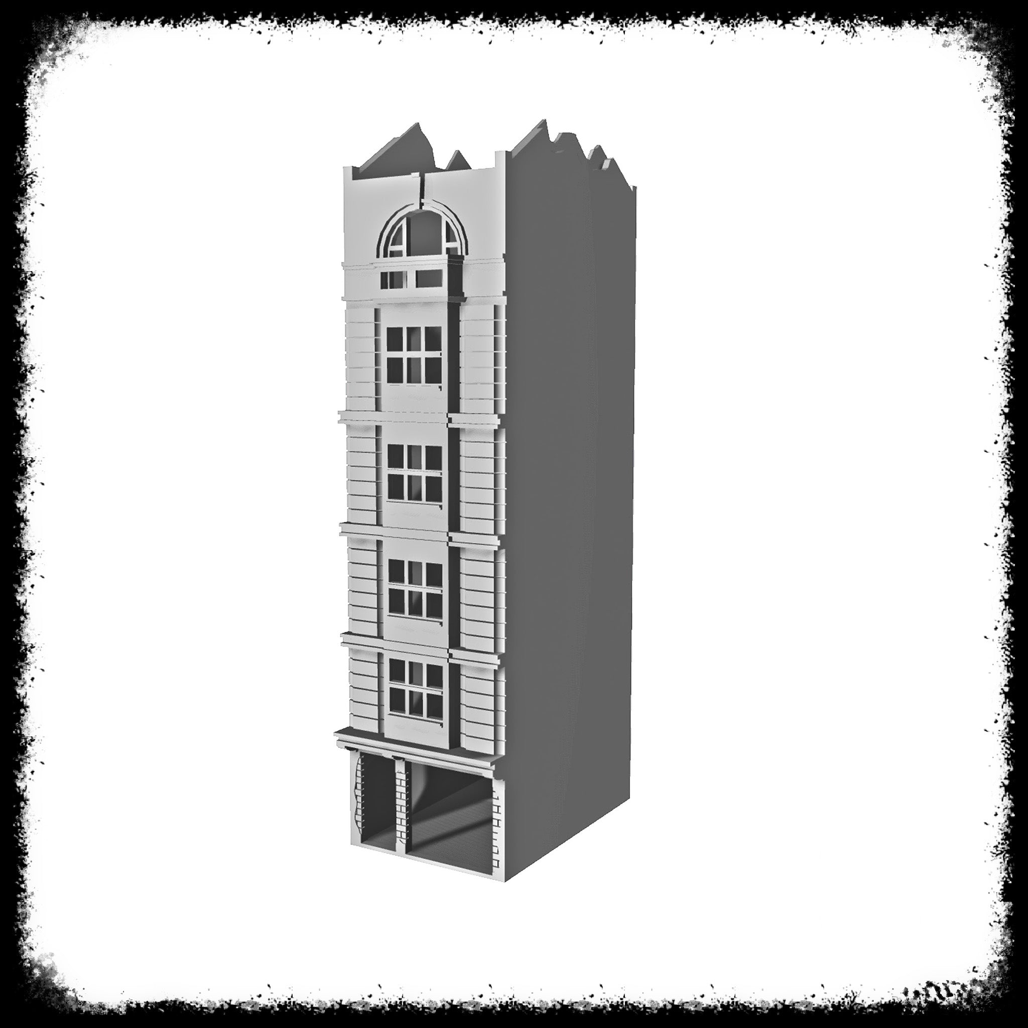 STL Files Dutch Block City 2 Ruined – WAWBattlefield